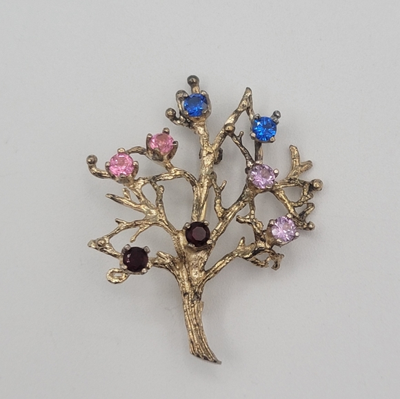 Stern | Jewelry | Vintage Stern Brooch Tree Of Life Pin Family Tree ...